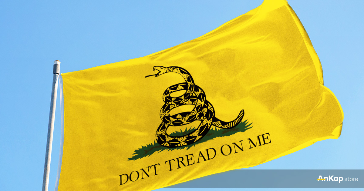 Fahne «Gadsden Flag» — AnKap.store