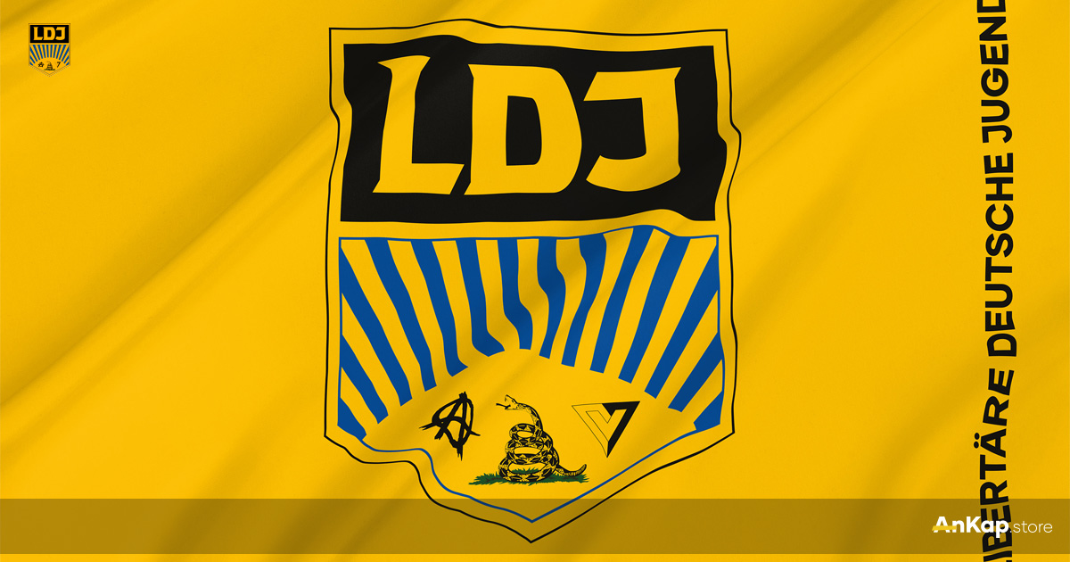 Fahne «Libertäre Deutsche Jugend» — AnKap.store