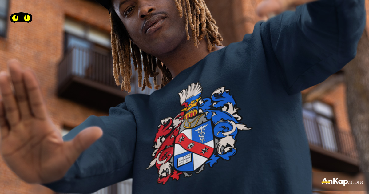 Sweatshirt «Mises Family Crest» — AnKap.store