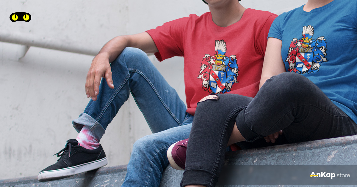 T-Shirt «Mises Family Crest» — AnKap.store